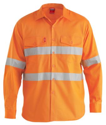China Reflective Long Sleeve HI VIS Vest Factory Worker Uniforms For Dark Warehouse for sale
