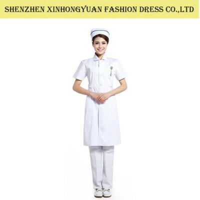 China 65% Polyester / 35% Cotton Women Medical Dress Uniform / Hospital Nurse  Uniform for sale