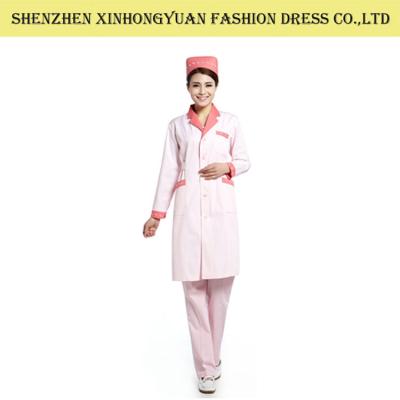 China Adults Cotton Hospital Nurse Pink Medical Uniform standard Europe for sale