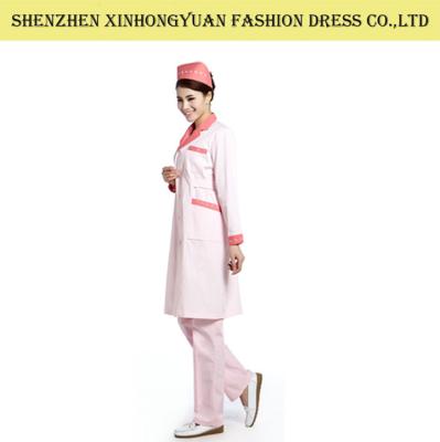 China Adults Cotton Hospital Nurse Pink Medical Uniform standard Europe for sale
