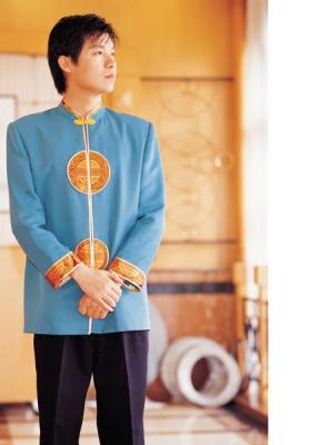 China Yellow Women ' s And Men ' s Hotel Staff Uniforms , OEM Cotton Uniform With Various Colors for sale