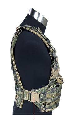 China Lightweight Easy - Detachable Military Tactical Vest With Protective Alumila Plate Pad Velcro for sale