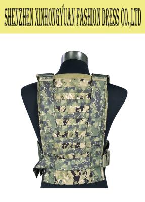 China Lightweight Easy - Detachable Military Tactical Vest With Protective Alumila Plate Pad Velcro for sale