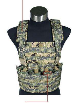 China Lightweight Easy - Detachable Military Tactical Vest With Protective Alumila Plate Pad Velcro for sale