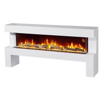 China Innovative 3 Sides Real Flame Fireplace - Aquarium Style for sale