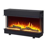 China Innovative 3 Sides Real Flame Fireplace - Aquarium Style for sale