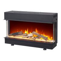 China Innovative 3 Sides Real Flame Fireplace - Aquarium Style for sale