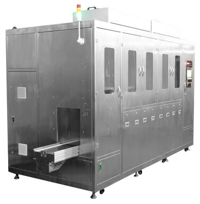China Semiconductor Cleaning Machine 380V 18KW Rotating Spray Vibration Rinsing with FFU and Conductivity Meter for sale