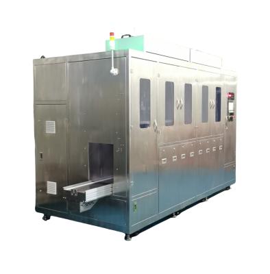 China Semiconductor Basket Cleaning Machine 380V 70L Rotary Spray Cleaner for sale