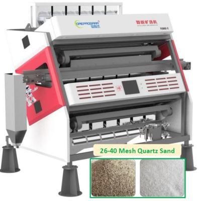 China 26/40 Mesh Quartz Color Sorter Sand Sorting Machine with Image Processing 128 Ejectors for sale