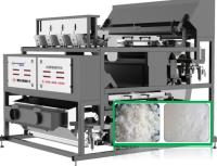 China 16 Mesh - 1cm Quartz Color Sorter Precise Target Mineral Sorting Machine 3100Kg for sale