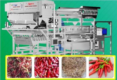 China Facing Heaven Pepper Sorting Machine Intelligent Removal 8.75Kw 220V 50Hz for sale