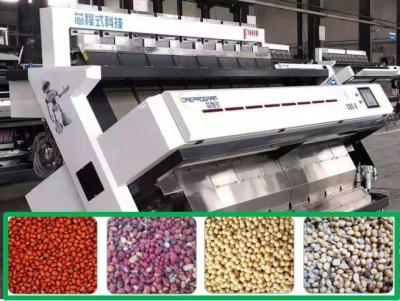 China 8 Chutes Red Beans / Soybean Color Sorter Accurate Recognition 6.0Kw for sale