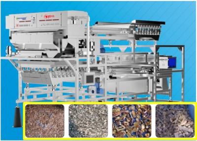 China Metal Scrap Plastic Color Sorter 2765kg 2.5 T/h with Osram Light Source for sale