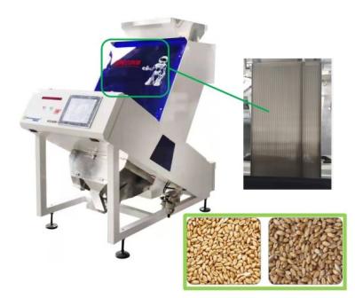 China 80 Channel Divided Chute Wheat Color Sorter 0.8-1.2 T/H 220V 50Hz for sale
