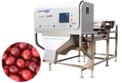 China 1-3 T/H Coffee Color Sorter Bean Sorting Machine 0.5-0.8 Mpa with Phoenix Lens for sale