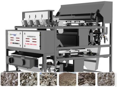 China Color And Shape Ore Particle Color Sorter Accuracy 99% for sale