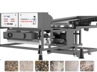 China Single Layer 3-8 cm Crude Salt Color Sorter with FPGA Processor 5400 Pixel CCD for sale