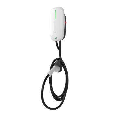 China 7kW/22kW Residential EV Charger Level 2 Home Charging Station with 5M Cable and IP65 Rating for sale