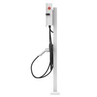 China 14kW Wall Mounted Dual EV Charger with 7kW+7kW Output, 5m Type 2 Cable and RFID Authentication for sale