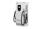 China 80kW DC EV Fast Charging Station with 7-inch Touch Screen and CCS2 Connector for Commercial and Residential Use for sale