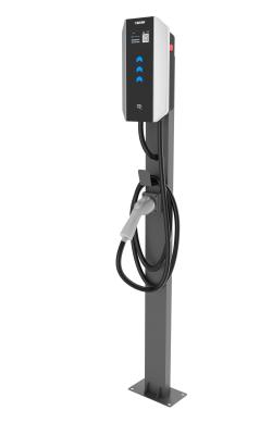 China 7kW 11kW AC EV Charger with RFID Card Activation - Type 2 Connector, IP65 Rated for Home and Commercial Use for sale