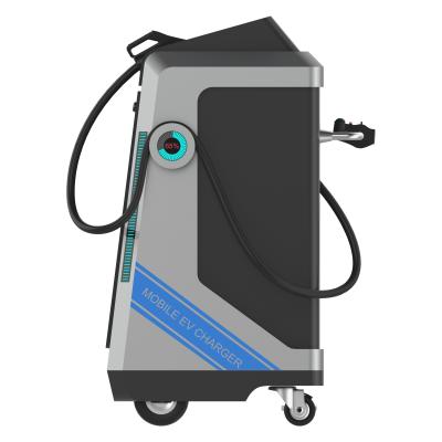 China MCP-C Self-Propelled Mobile EV DC Fast Charger 80kW 40kWh Battery 250A Output with CCS Connectors for sale