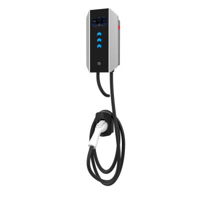 China 3-in-1 App RFID Meter AC Wallbox Charging Station IP65 Protection Level for Public EV Charging Infrastructure for sale