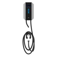China 7kW/22kW AC Electric Vehicle Charger Type 2 IP65 Rated with RFID Card Authentication and 5M Cable for sale