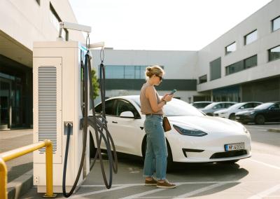 China Intelligent 160kW EV Charger with 10-inch Display and 5M Cable for Commercial Electric Vehicles for sale