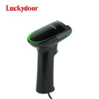China 2D Wired POS Handheld Barcode Scanner 30fps Warehouse Gun With USB RS232 PS2 for sale