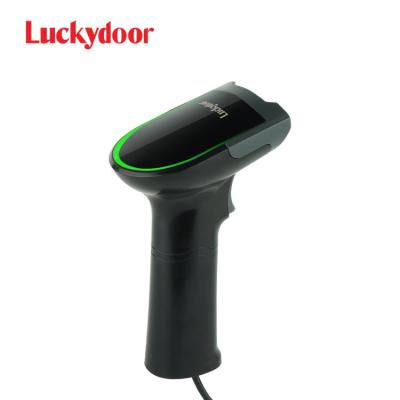 China 2D Wired POS Handheld Barcode Scanner 30fps Warehouse Gun With USB RS232 PS2 for sale