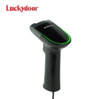China 2D Wired POS Handheld Barcode Scanner 30fps Warehouse Gun With USB RS232 PS2 for sale