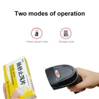 China 3 In 1 Connection Wireless Barcode Scanner 2.4GHz 1D Bar Code Laser Reader For Delivery for sale