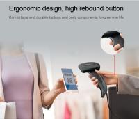 China Wireless Bluetooth 2D Barcode Scanner Fast Decoding For Supermarket Store / Grocery Store for sale