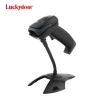 China Luckydoor Handheld Wired 1D 2D QR POS Barcode Scanner 300mm/S With USB Cable for sale