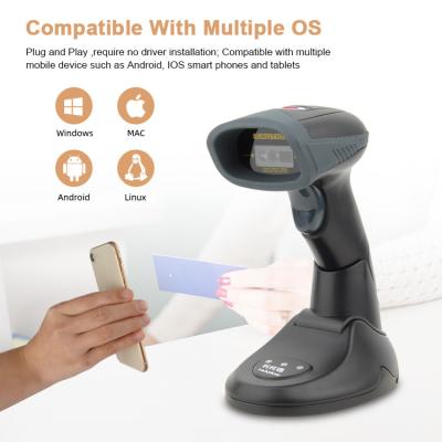 China Wireless Bluetooth 2D Barcode Scanner Fast Decoding For Supermarket Store / Grocery Store for sale