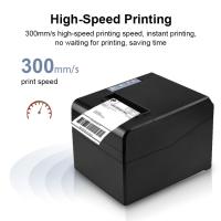 China Auto Cutter 80mm 3 Inch Thermal Receipt Printer USB Bluetooth LAN Interface Desktop for sale