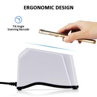 China Mobile E Payment QR Code Scanner 2D CMOS Desktop Barcode Scanner For Supermarket for sale