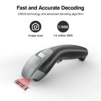 China 1D And 2D Corded Barcode Reader Fast Scanning Handheld QR Code Scanner With Stand for sale