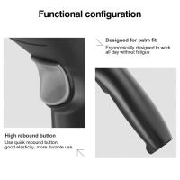 China 1D And 2D Corded Barcode Reader Fast Scanning Handheld QR Code Scanner With Stand for sale