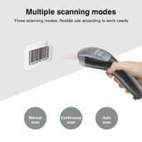 China Handheld 1D Corded Barcode Reader 2500 Pixel Technology Linear CCD Barcode Scanner for sale