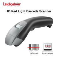 China Handheld 1D Corded Barcode Reader 2500 Pixel Technology Linear CCD Barcode Scanner for sale