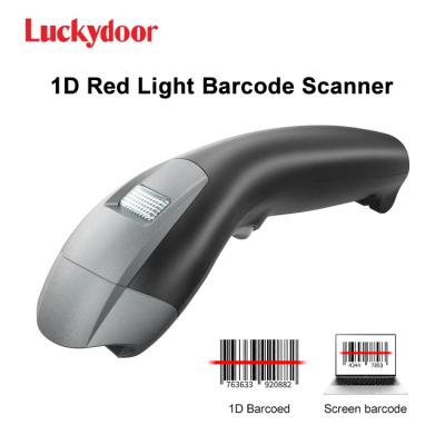 China Handheld 1D Corded Barcode Reader 2500 Pixel Technology Linear CCD Barcode Scanner for sale