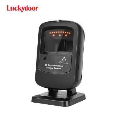 China Area Imaging Desktop Barcode Scanner 2d 1D PDF417 USB Omnidirectional for sale