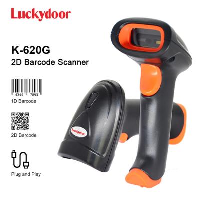 China 1D 2D USB Handheld Barcode Scanner QR Code Reader Android Barcode Scanning Gun for sale