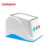China 2D Large Scan Window Desktop Payment Box Hands Free Barcode Scanner With Voice Speaker for sale
