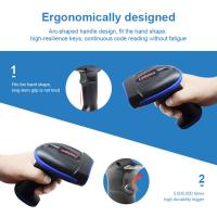 China QR Code Wired Barcode Scanner Handheld USB 1D 2D Barcode Reader for sale