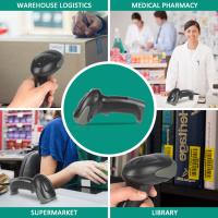 China Handheld Bar Code Reader Automatic USB 1500 Point Wired Barcode Scanner for sale