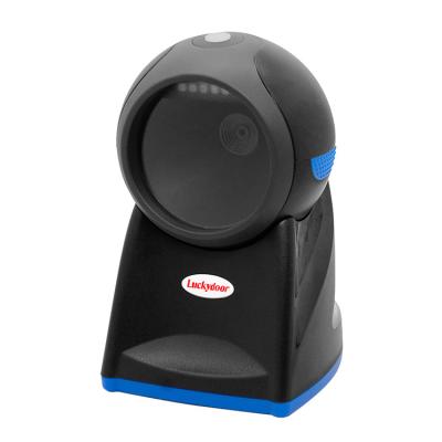 China Handsfree Desktop Omnidirectional Barcode Scanner 60fps CMOS QR Barcode Reader for sale
